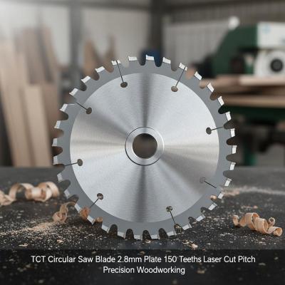 China TCT Circular Saw Blade with 2.8mm Plate Thickness 150 Teeth and Laser Cut Tooth Pitch for Precision Woodworking for sale