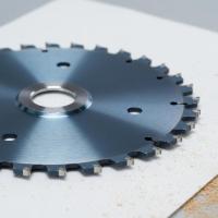 China Paintcoating Surface Chrome Plated PCD Circular Saw Blades with 0.071 Inches Kerf for Panels Sizing Machines for sale