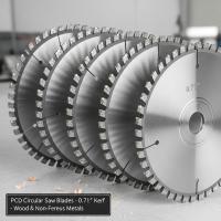 China High Frequency Welding PCD Circular Saw Blades with Chrome Plated Finish and 0.071 Inches Kerf for Precision Cutting for sale