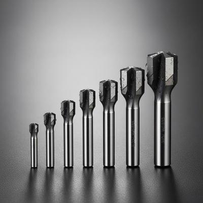 China No Coating PCD Router Bits with Custom Flute Number and 1/4 Inch to 1 Inch Diameter for CNC Routers for sale