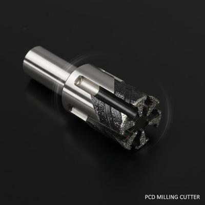 China 3 Inches Overall Length PCD Milling Cutter with High Cutting Speed and Cost Effective Performance for Non-Ferrous Metals for sale