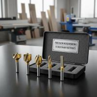 China 1/4 Inch Shank 2 Flutes Moulding Router Bits for CNC Machine Woodworking and Custom Moulding for sale