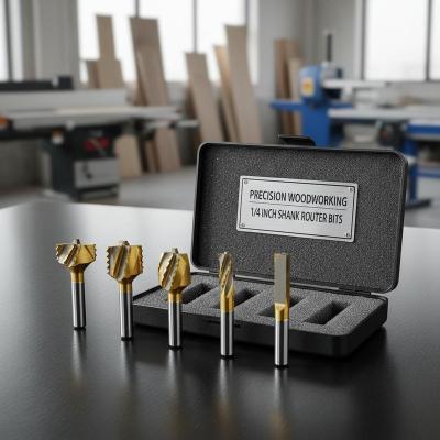 China 1/4 Inch Shank 2 Flutes Moulding Router Bits for CNC Machine Woodworking and Custom Moulding for sale