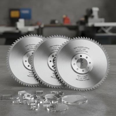 China Automatic Acrylic Saw Blades with 0.125 Inches Kerf and High Blade Tension for Precise Cutting in Carbide Material for sale