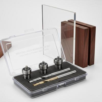 China Industrial Grade Bearing Router Bits with High Speed and Straight Smooth Edge for Acrylic Plate and Wood Routing for sale