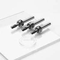 China Carbide Bearing Router Bits with Bottom Bearing Placement for High Speed and Straight Smooth Edge on Acrylic Plates for sale