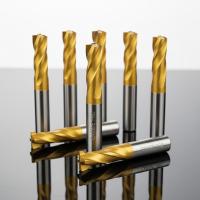 China Carbide Straight Router Bits with Titanium Nitride Coating and 1/4 Inch Cutting Diameter for Precision Woodworking for sale