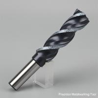 China 45 Degrees Helix Angle Diamond Milling Cutter with Straight Shank and 2-6 Flute Number for Precision Metalworking for sale