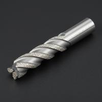 China Straight Shank Diamond Milling Cutter with 45 Degrees Helix Angle and 2-6 Flute Number for Precision Cutting for sale