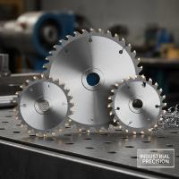 China Industrial Circular Saw Blades with 0.125 Inches Kerf and 25.4 mm or 30 mm Bore for Precision Cutting in Industrial Grade Universal Sawblades for sale