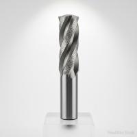 China Diamond Milling Cutter with 45 Degrees Helix Angle and Straight Shank for High Precision Cutting in 2-6 Flute Configurations for sale