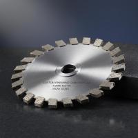 China Custom Finishing Diamond Circular Saw Blades with 4.0mm Teeth Width and 75Cr1 Steel Body for Heavy Duty Cutting for sale