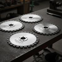 China Durable Diamond Circular Saw Blades with 75Cr1 Body and 4.0mm Teeth Width for Professional Cutting for sale