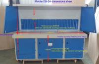 China Industrial Downdraft Bench for Metal Polishing Dust Collection for sale