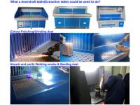 China Industrial Downdraft Bench for Metal Polishing Dust Collection for sale