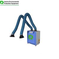 China 3000m3/H Mobile Welding Extractor System / Weld Fume Collection Double Arm For 2 Welding Booths for sale