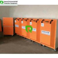 China High Negative Pressure Mobile Smoke Extractor , Portable Smoke Extraction System With Twin Arm for sale