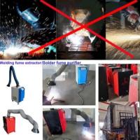 China Portable Welding Fume Extractor With High Negative Pressure Marine Welding Fume Extractor for sale