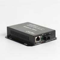 China Hioso Industrial Fiber Media Converter 1 GE RJ45+1 GE FX Port for Network IP Camera Distance Optional for sale
