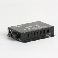 China Hioso Industrial Fiber Media Converter 1 GE RJ45+1 GE FX Port for Network IP Camera Distance Optional for sale