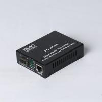 China Hioso 1 FX 1 TP Gigabit Ethernet Media Converter Dual Fiber Multimode Metal Casing for sale