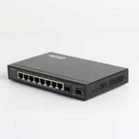 China Hioso 8 Rj45 TP Ports +2 ge Fiber Uplink Ports Ethernet Access Switch Gigabit Ethernet Switch for sale