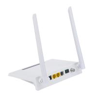 China 1GE 1FE XPON ONU WIFI CATV POTs Plastic Casing ONU FTTH FTTO Solution for sale