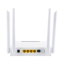 China HiOSO Dual Band ONU 4GE WIFI Plastic Casing XPON ONU For FTTH FTTO Solution for sale