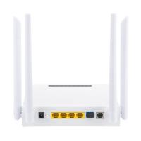 China HiOSO FTTx Solutions XPON ONU Dualband 4GE 4WIFI POTs Plastic Casing Wifi ONU for sale