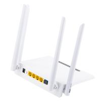 China HiOSO FTTx Solutions XPON ONU Dualband 4GE 4WIFI POTs Plastic Casing Wifi ONU for sale