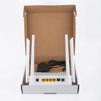 China HiOSO FTTx Solutions XPON ONU Dualband 4GE 4WIFI POTs Plastic Casing Wifi ONU for sale