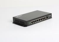 China 8 1000M RJ45 Ports 1 1000M SFP Uplink Port Gigabit Ethernet Switch , SFP Port Switch for sale