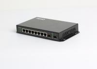 China 8 10/100/1000M RJ45 2 1000M SFP Ports Gigabit Ethernet Switch 10 Ports for sale