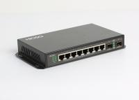 China 8 10/100/1000M RJ45 2 1000M SFP Ports Gigabit Ethernet Switch 10 Ports for sale