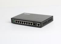 China 8 100M TP 1 100/1000M Combo Ports Gigabit Ethernet Switch 9 Ports for sale