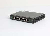 China 8 10/100/1000M RJ45 1 100/1000M SFP Uplink Ports Gigabit Network Switch 9 port for sale