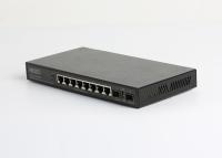 China 16K MAC Learning 8 1000M TP 2 1000M SFP Ports SFP Fiber Switch 10 Ports for sale