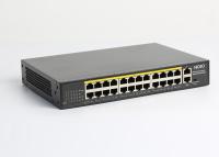 China HiOSO 26 Ports Non Standard PoE Switch 24 100M PoE Ports + 2 1000M RJ45 Uplink Ports for sale