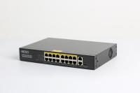 China 18 Ports Non Standard PoE Switch 16 100M PoE Ports + 2 1000M Uplink Ports for sale