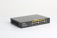 China 18 Ports Non Standard PoE Switch 16 100M PoE Ports + 2 1000M Uplink Ports for sale
