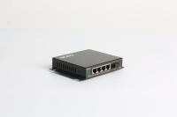 China 4 RJ45 PoE Ports 1 1000M FX Fiber Uplink Port 5 Port Switch 1000 Mbps for sale