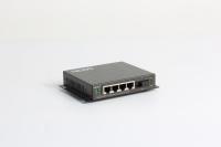 China 4 10/100M PoE Ports 1 100M FX Port 5 Port Poe Powered Switch Industrial for sale