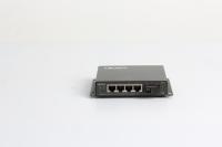 China Black DC48V 1550nm 5 Port Gigabit Switch With Web Management for sale