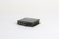 China Black DC48V 1550nm 5 Port Gigabit Switch With Web Management for sale