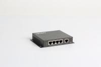 China 4 1000M RJ45 Ports 1 1000M RJ45 Uplink Port Fiber Cable Switch 5 Ports for sale