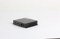 China 4 RJ45 Ports 1 100M FX Uplink Port Ethernet Access Switch 5 Port for sale