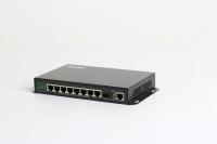 China 1U Rack 8 1000M RJ45 2 SFP Ports POE 10 Port Switch POE 1000 Mbps for sale