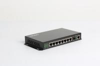China 1U Rack 8 1000M RJ45 2 SFP Ports POE 10 Port Switch POE 1000 Mbps for sale