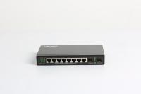 China HiOSO 2Mbits Storage 8 1000M PoE Ports 2 1000M SFP Ports POE Switch for sale