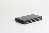 China DC48V 8 10/100M POE Ports 2 100M TP Ports POE Switch Managed switch poe 8 port for sale